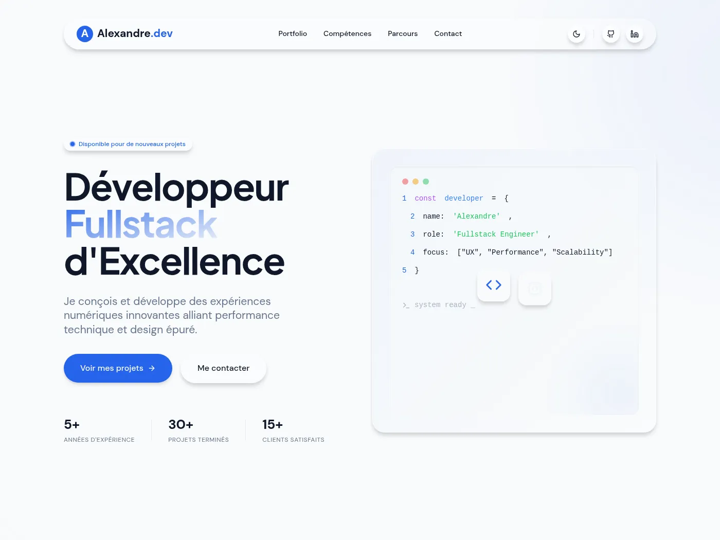 Premium Portfolio Site