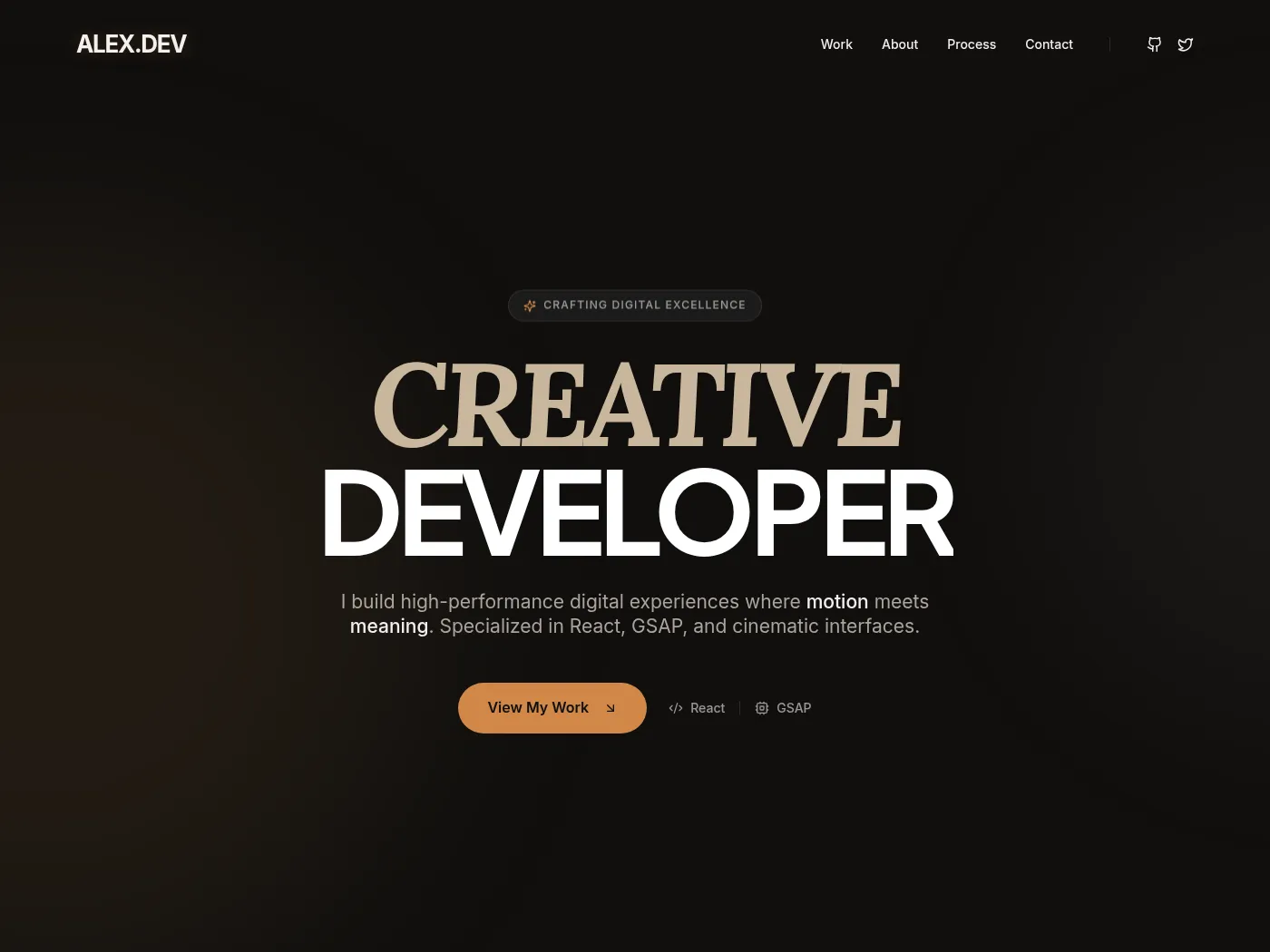Premium Portfolio Site