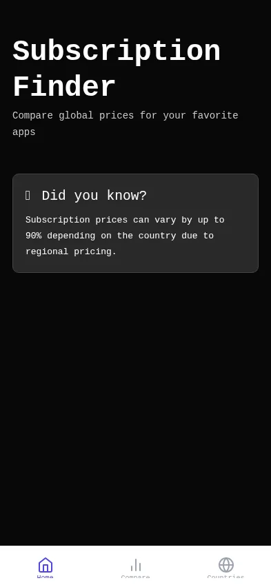 Premium Subscriptions Finder