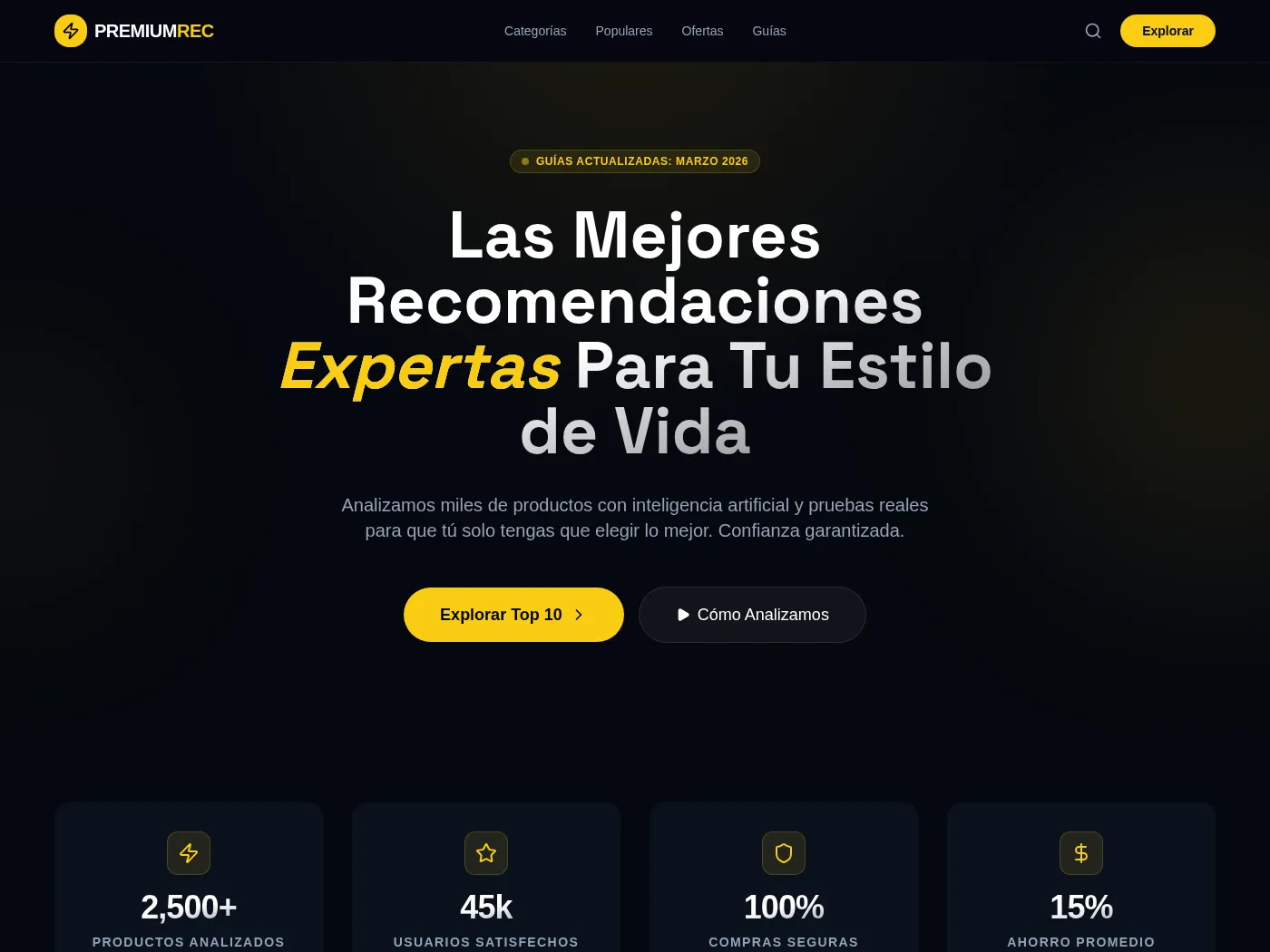 Premium Product Recommender