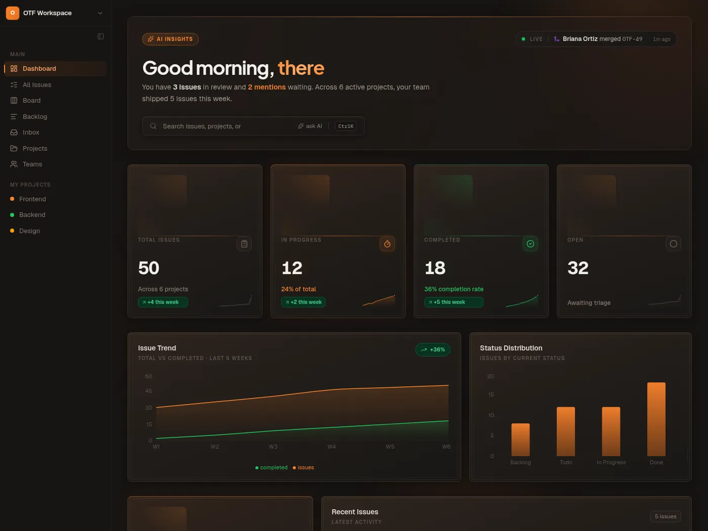 Premium Dev SaaS Redesign