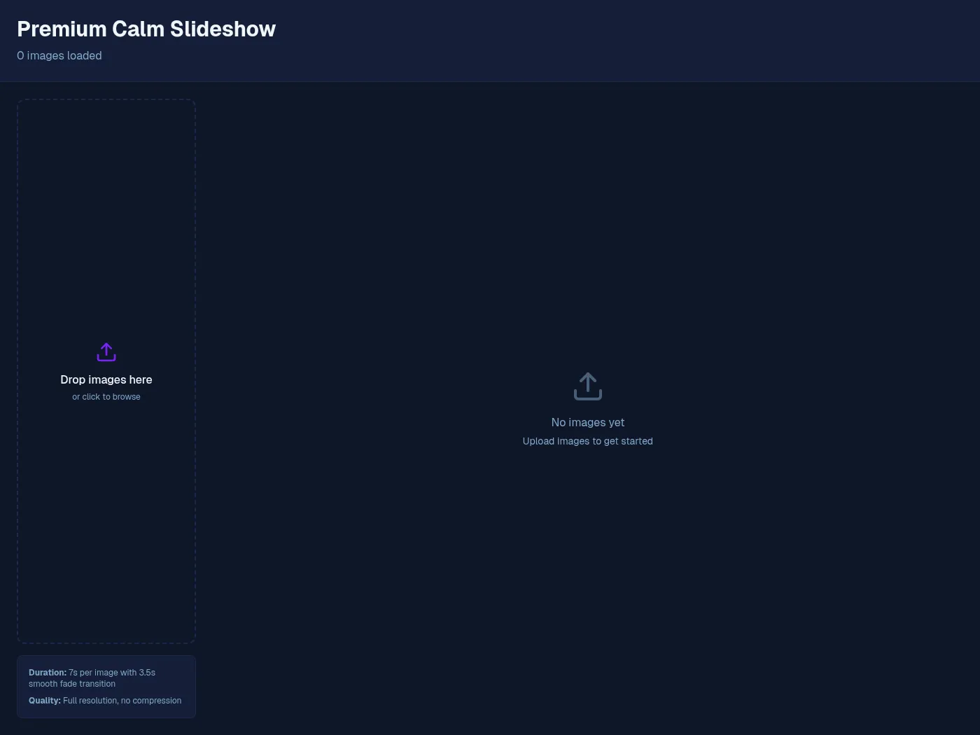 Premium Calm Slideshow