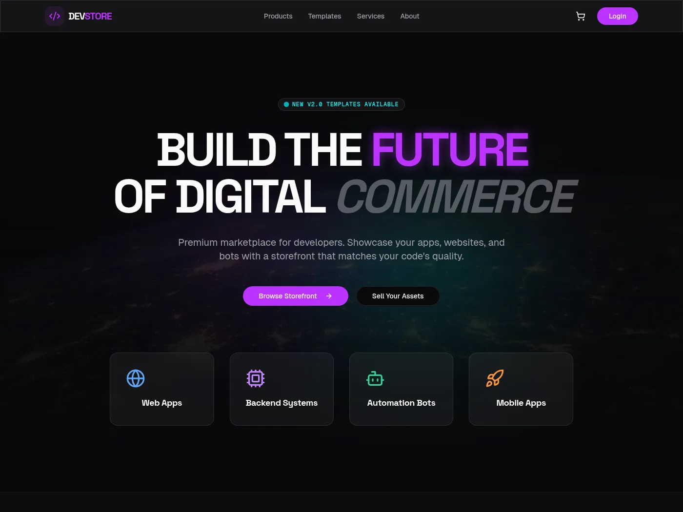 Premium Dev Storefront
