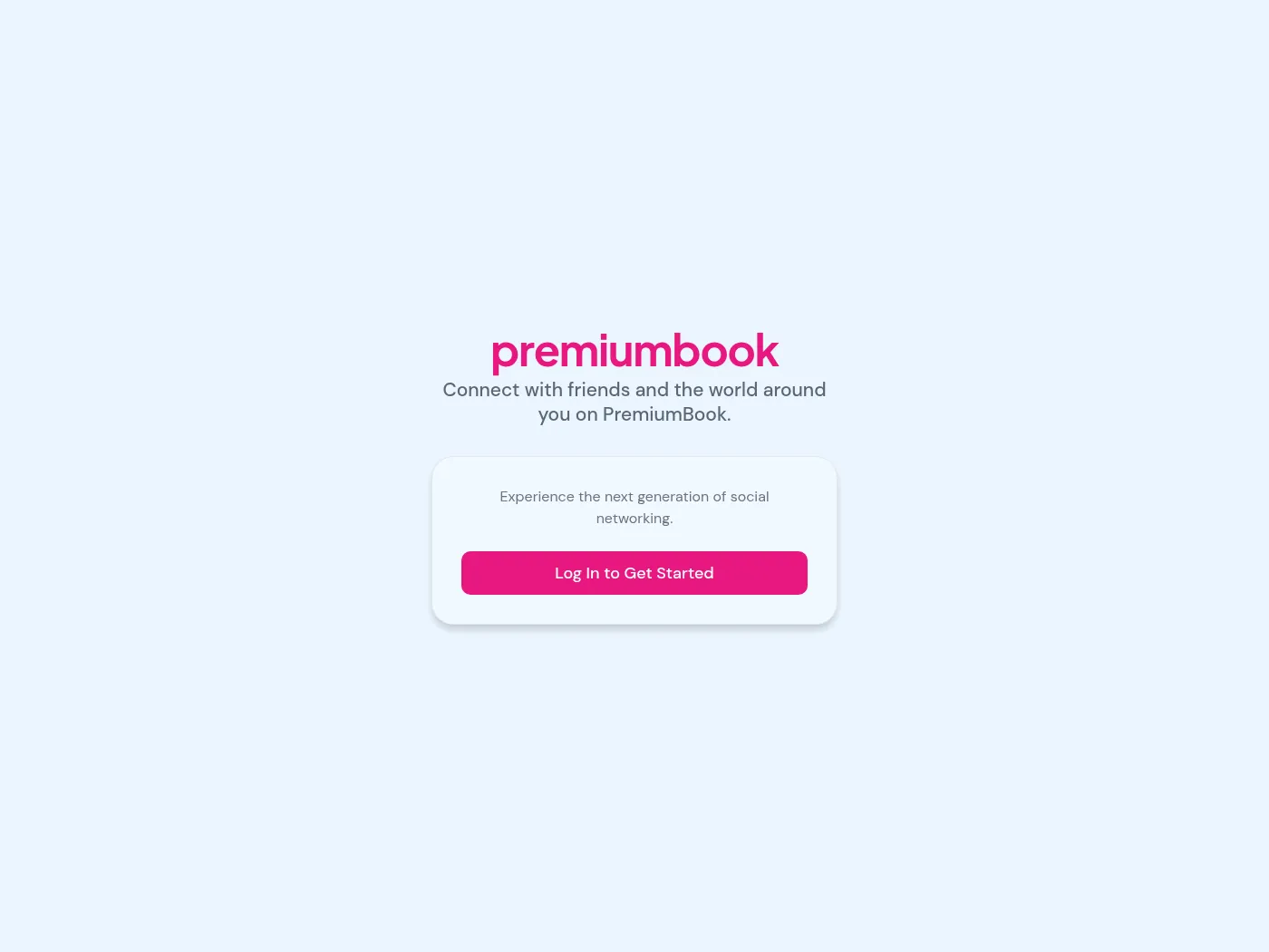 PremiumBook Social Network