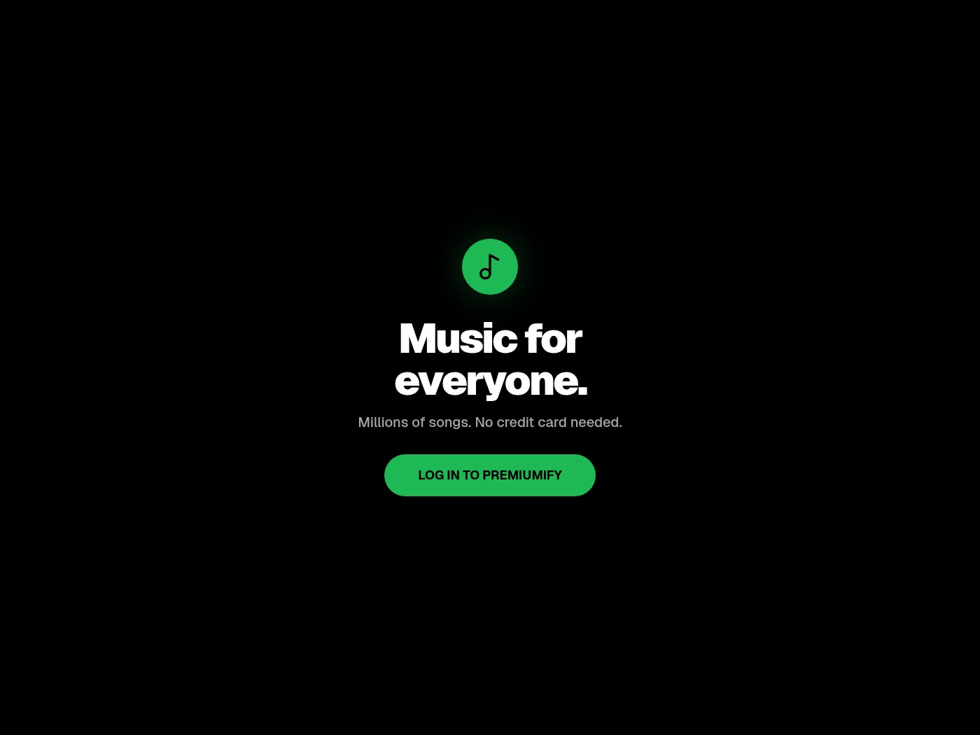 Premiumify Music Player