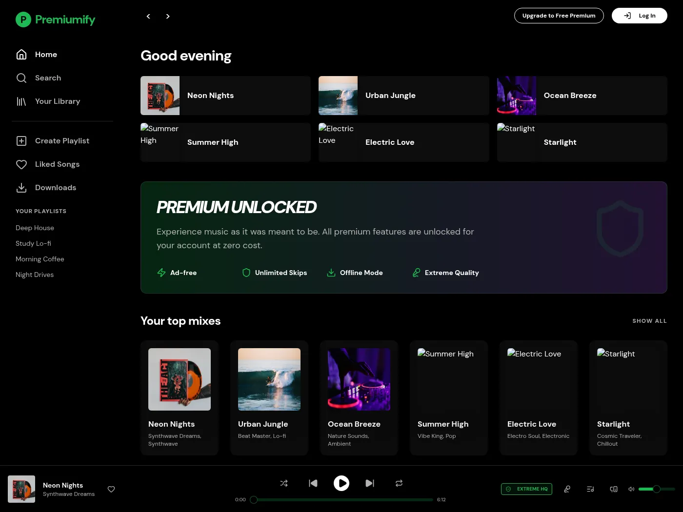 Premiumify Player