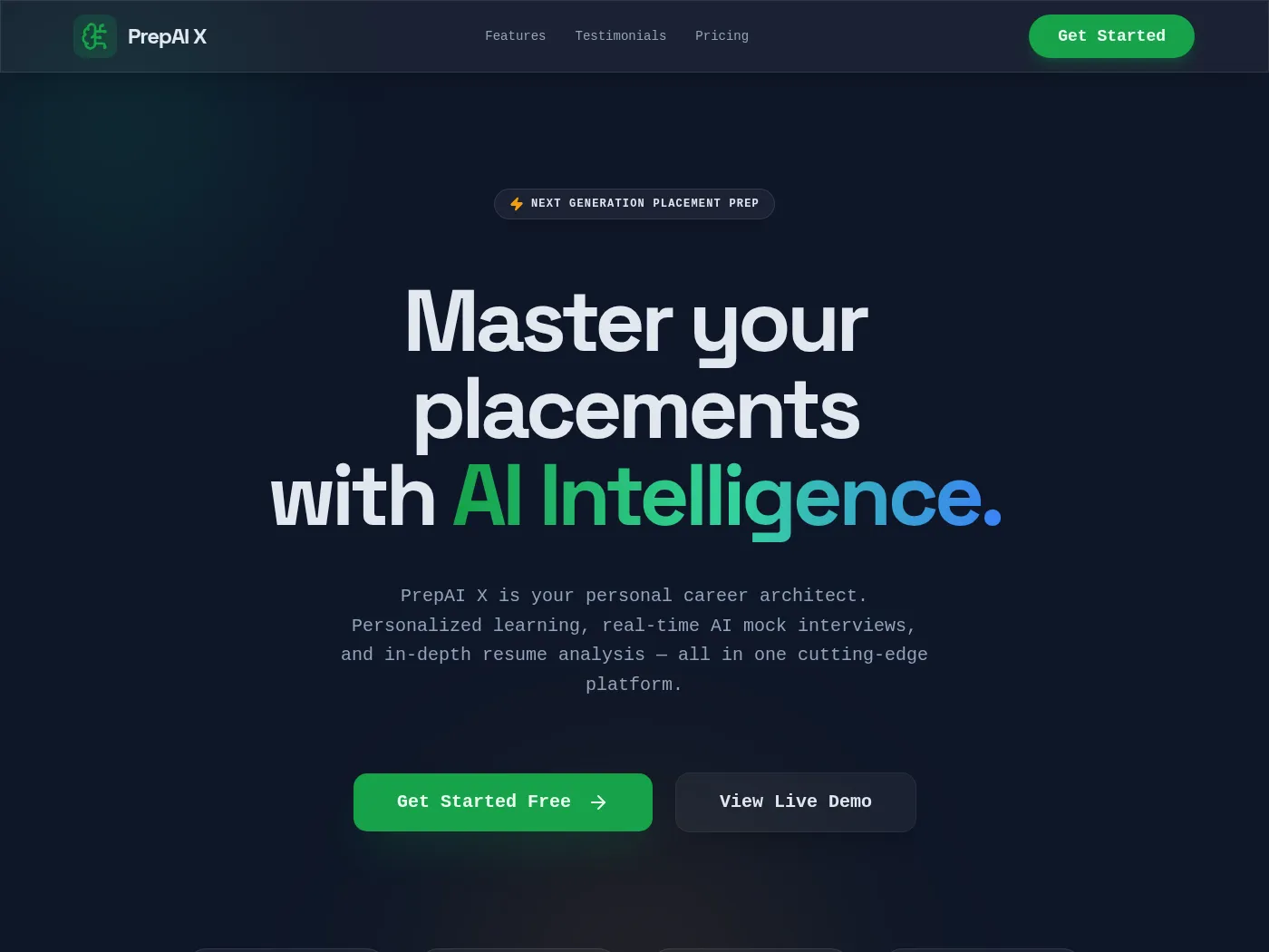 PrepAI X – Placement Mentor
