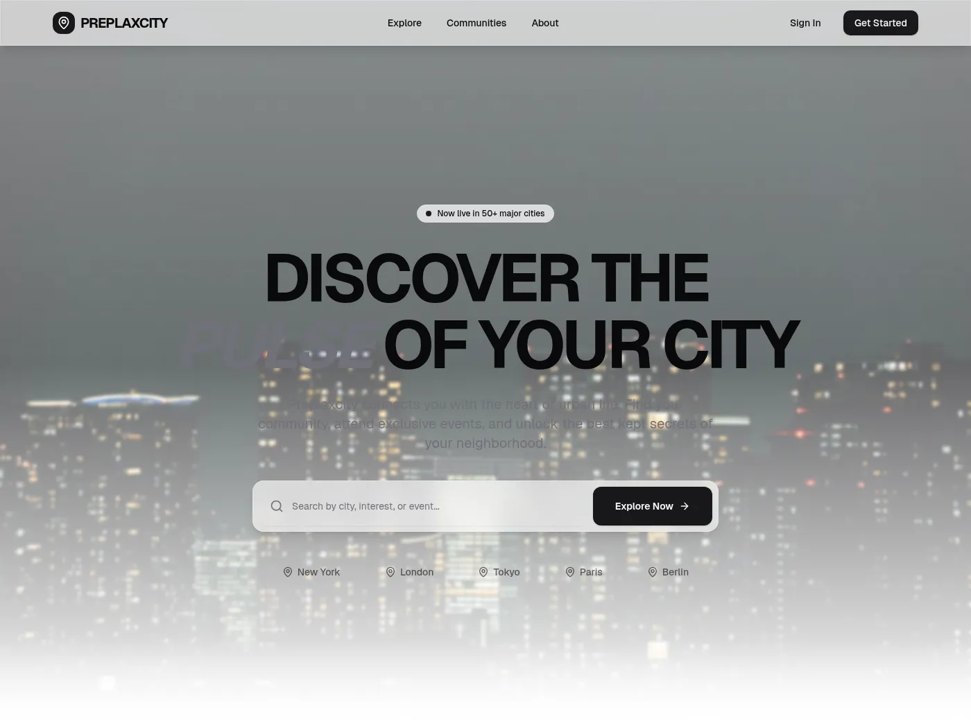 Preplaxcity Home Page