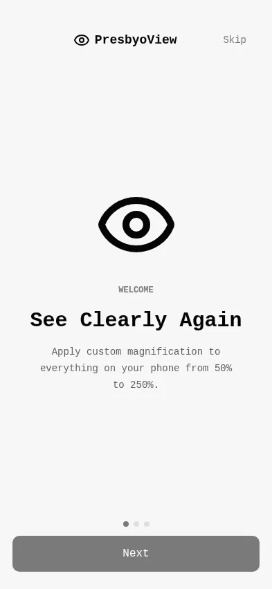 PresbyoView Assist