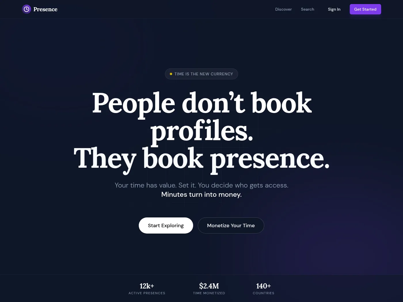 Presence Booking Platform