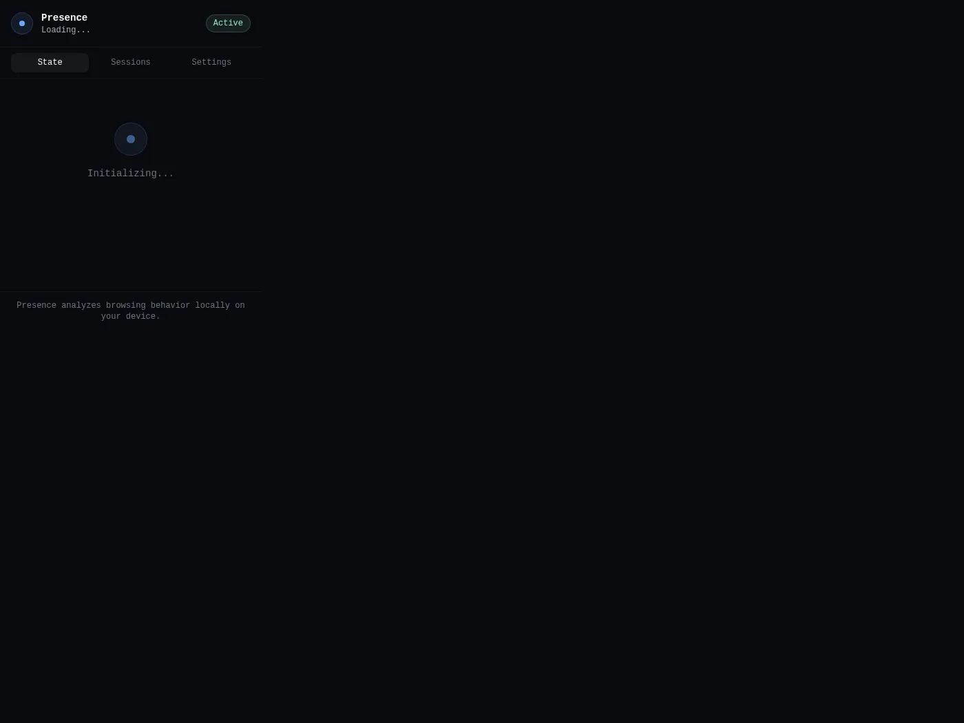 Presence Ambient Browser Extension