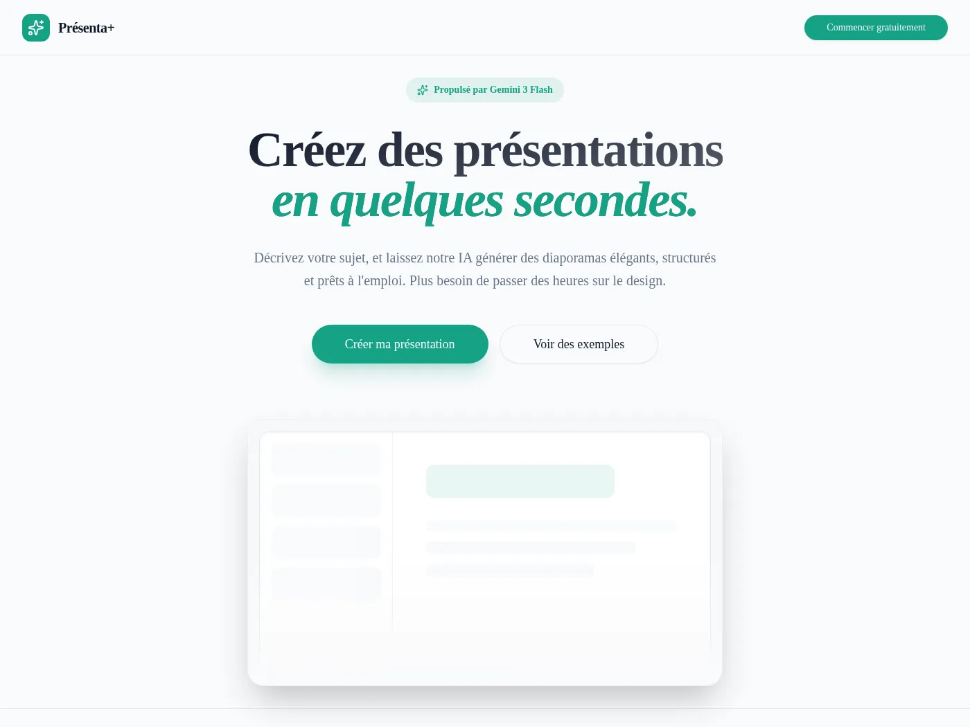 Présenta+