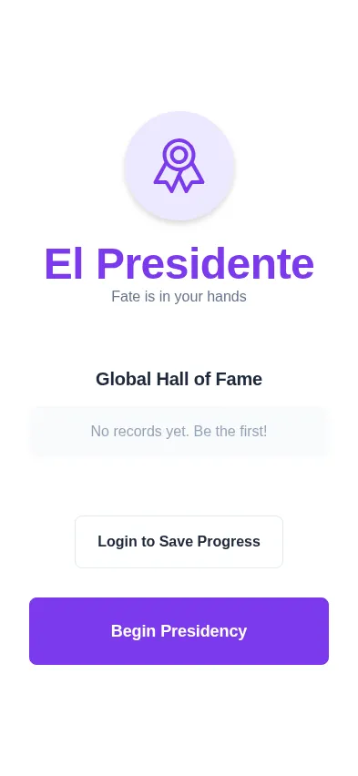 President's Choice Game