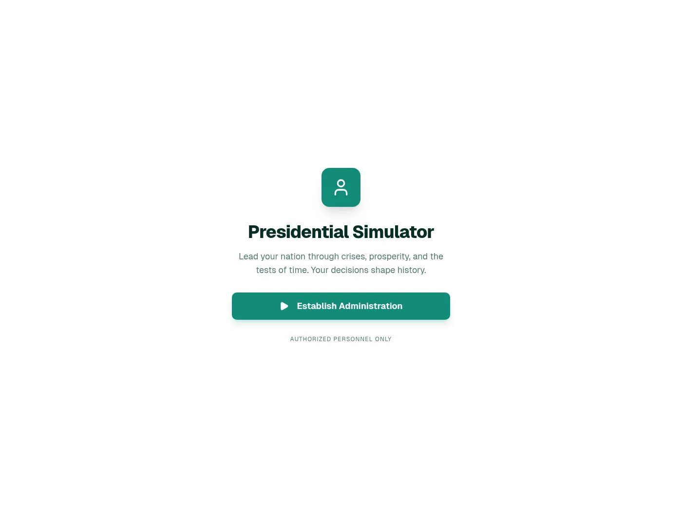 Presidential Simulator