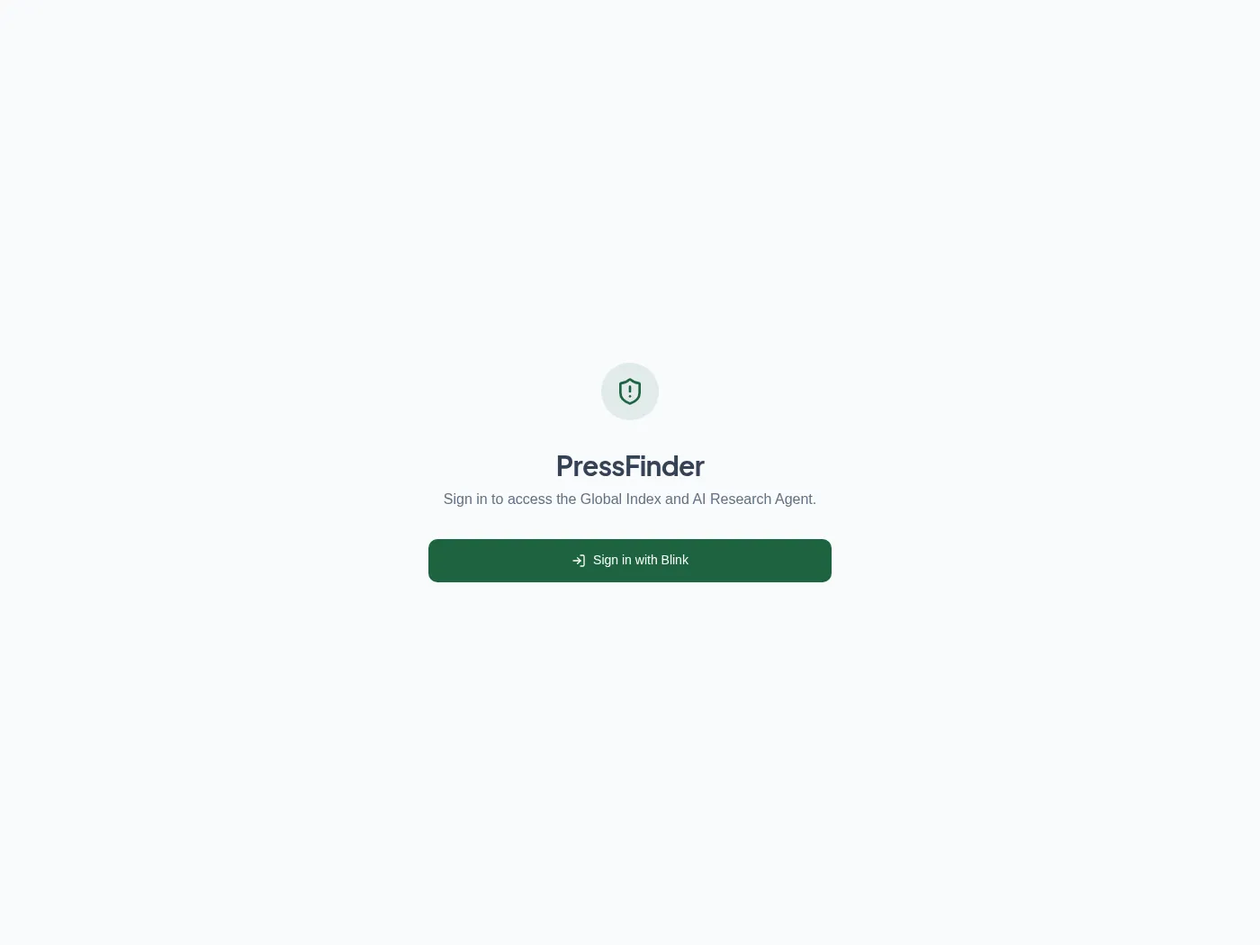 PressFinder Global Index