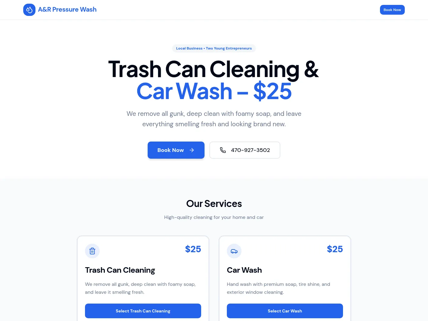 A&R Pressure Wash Site