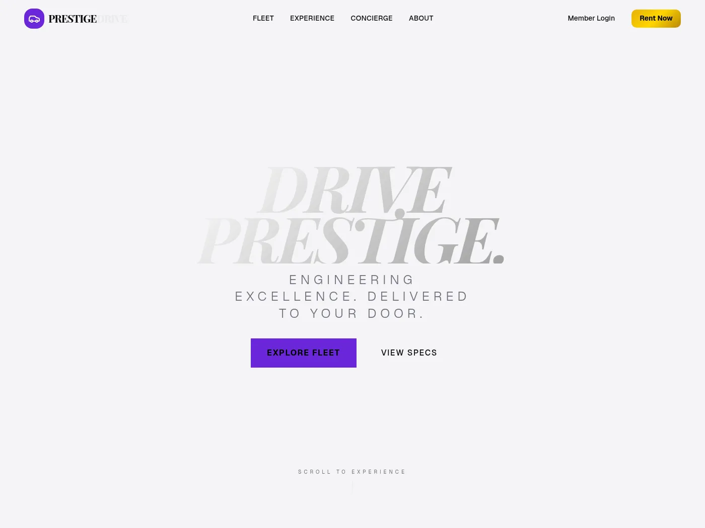 PrestigeDrive 3D Rental
