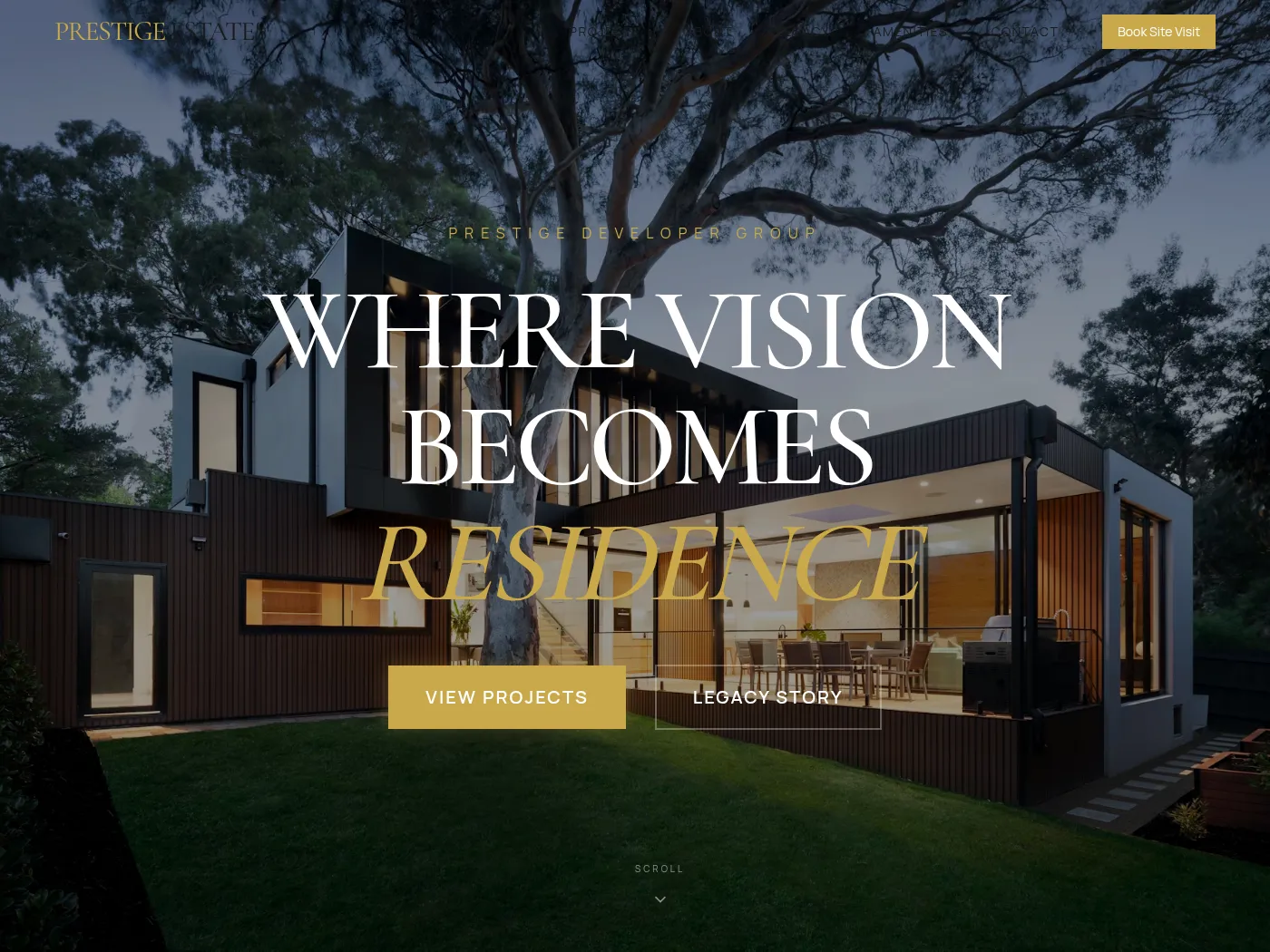 Prestige Estates Web Portal