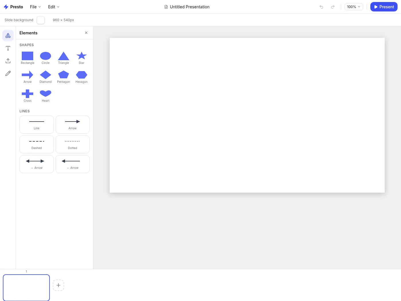 Presto Presentation Builder
