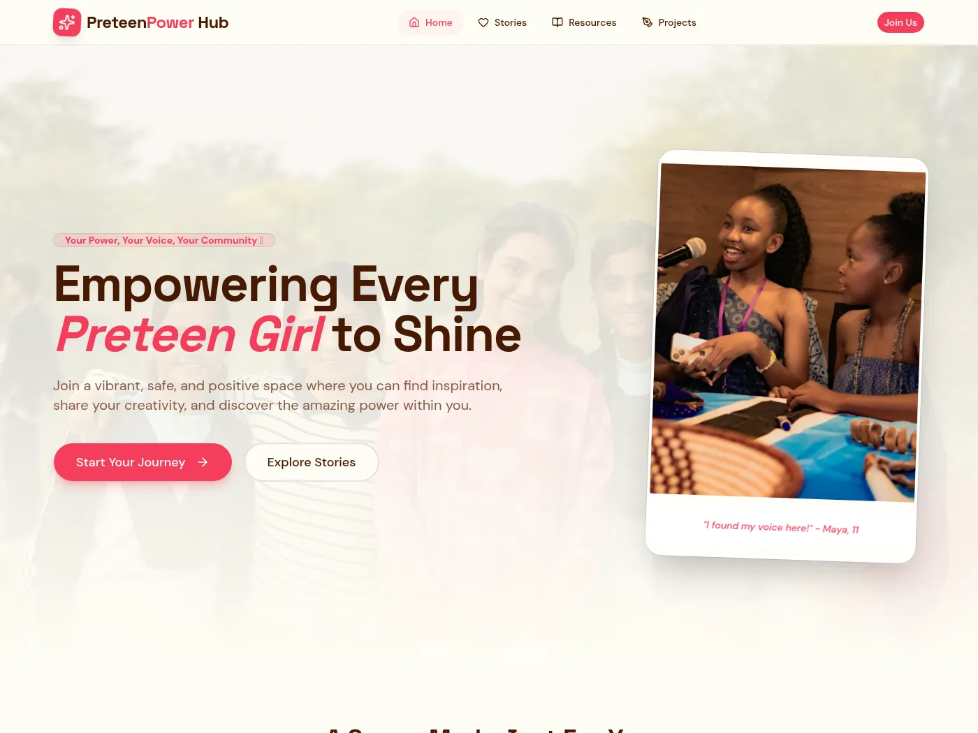 Preteen Power Hub