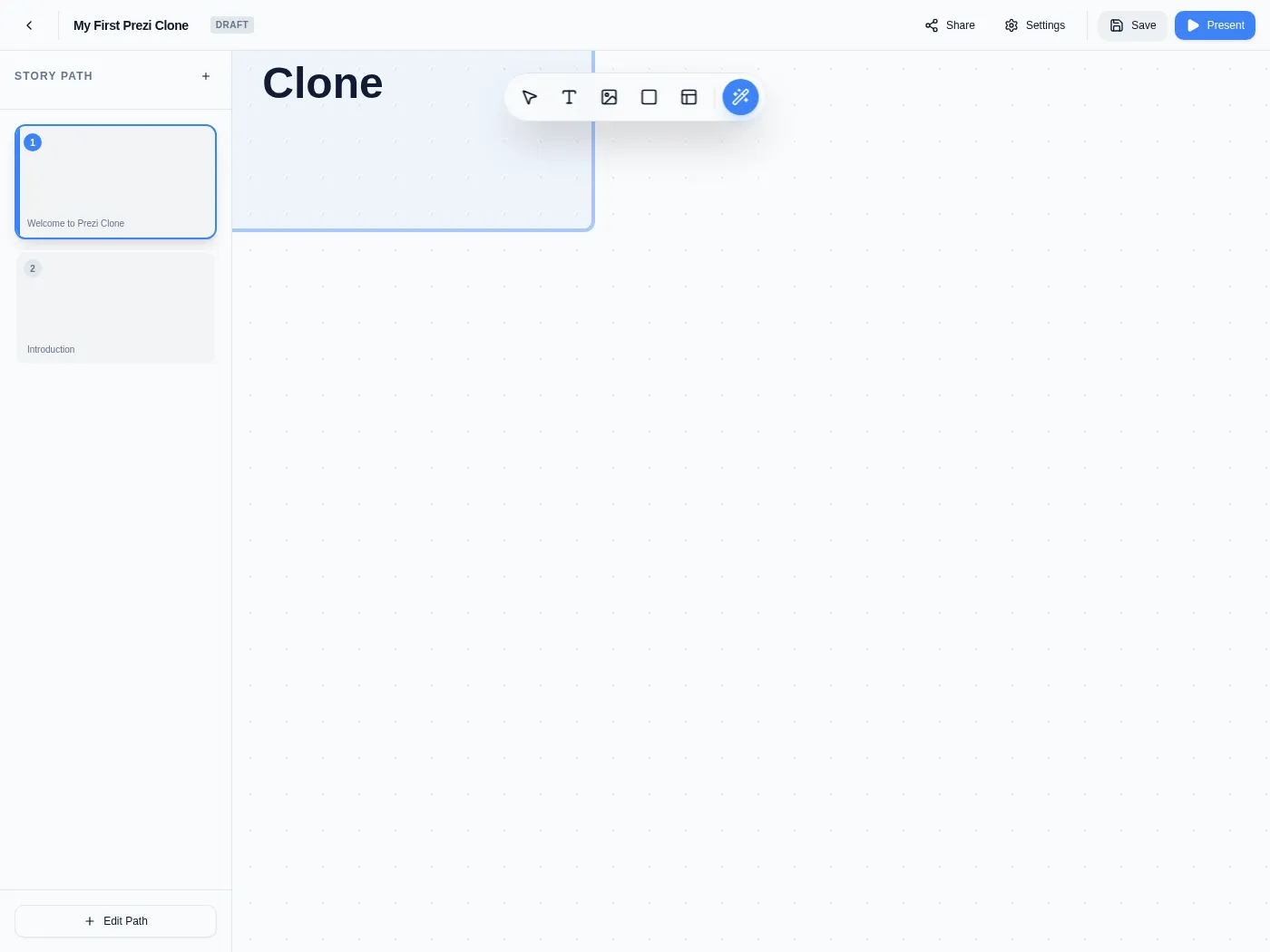 Prezi Clone Platform
