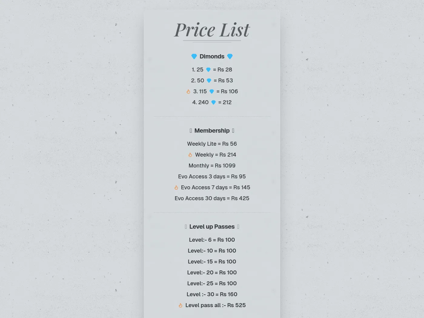 Price Update Utility