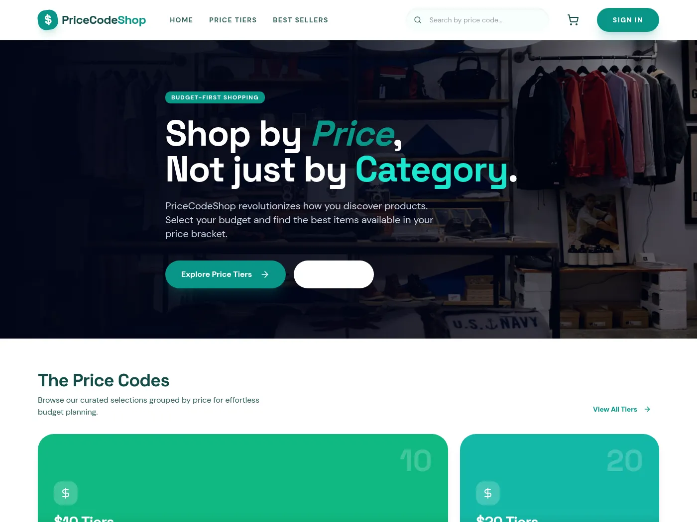 PriceCode Shop