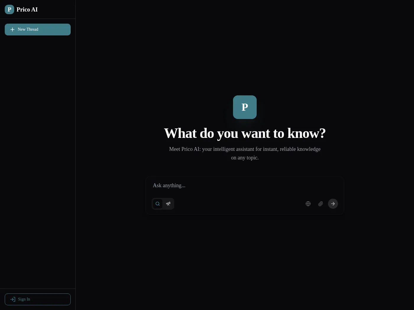 Prico AI Assistant