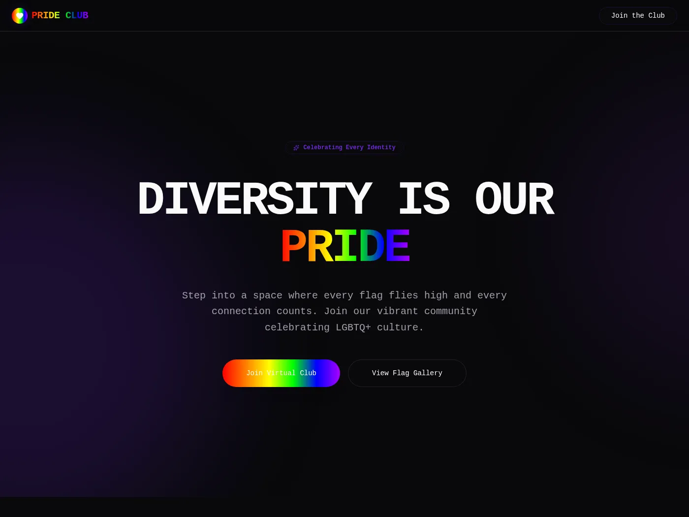 Pride Club Platform