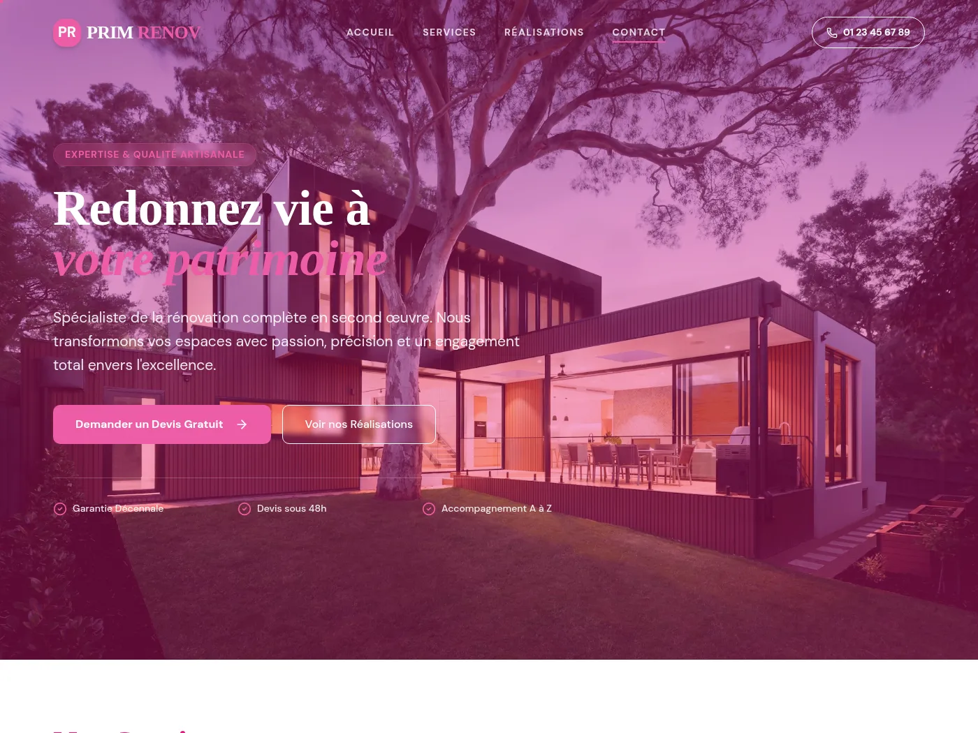 Prim Renov Web Presence