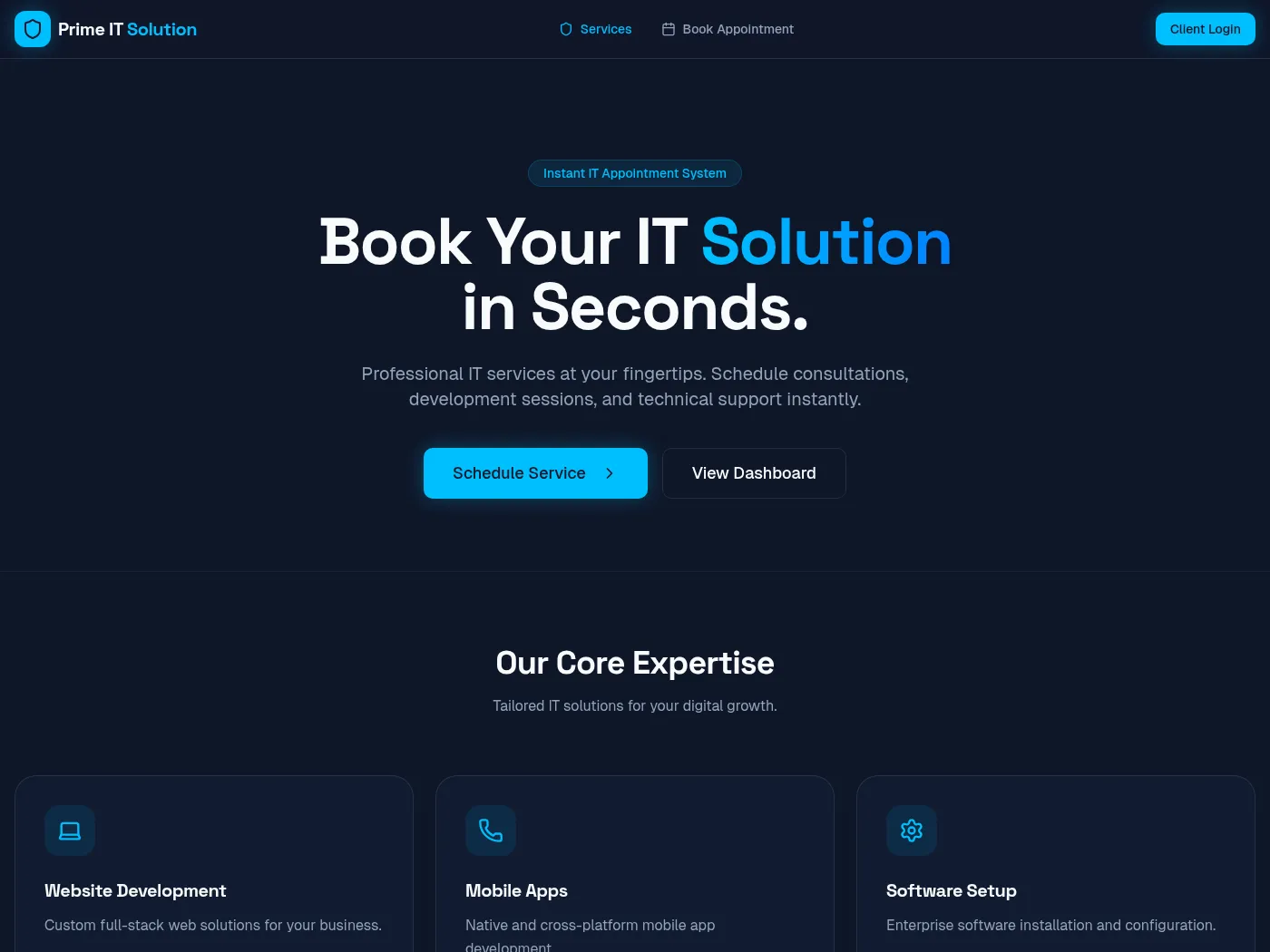 Prime IT Bookings
