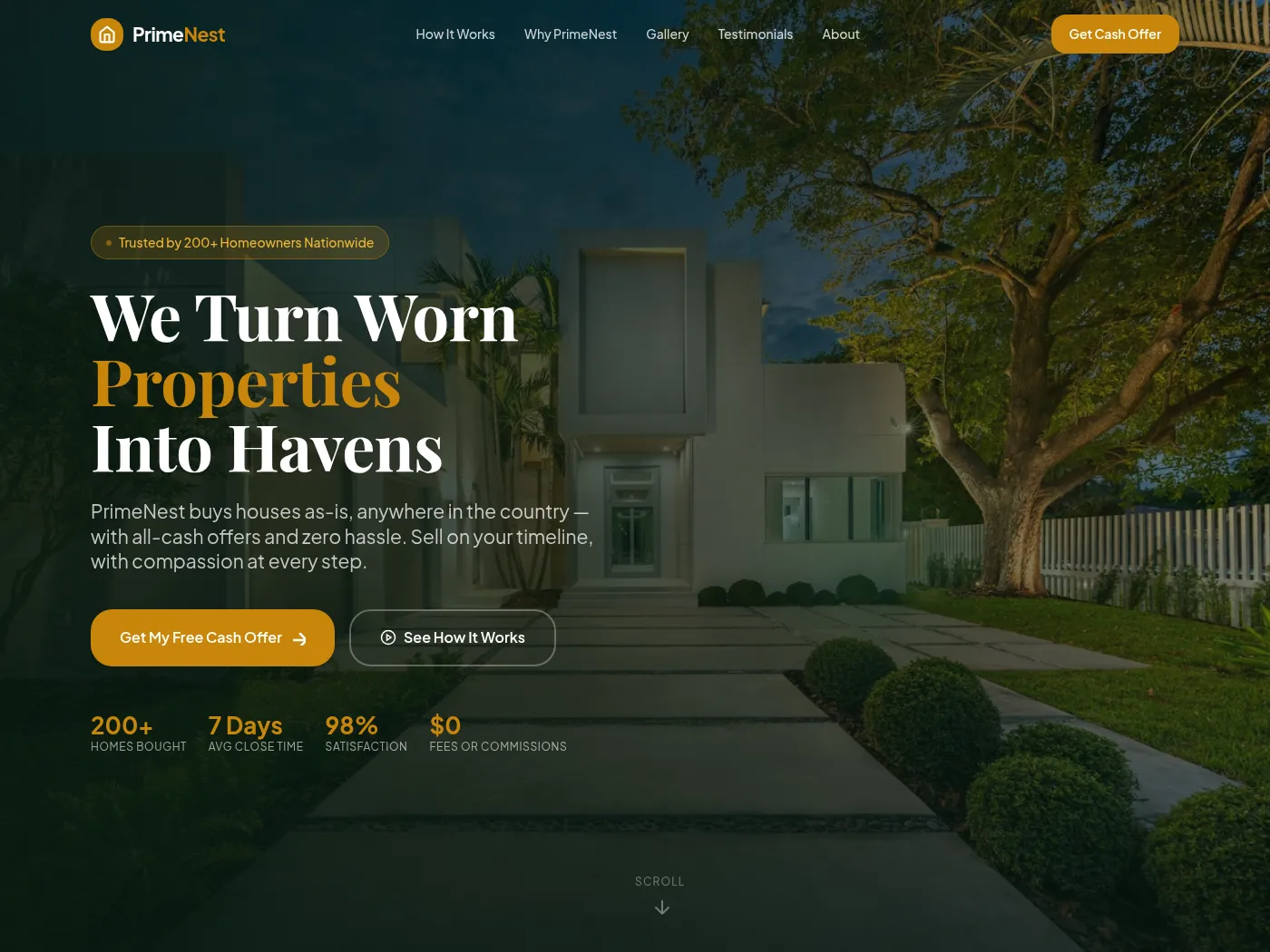 PrimeNest Modern Site