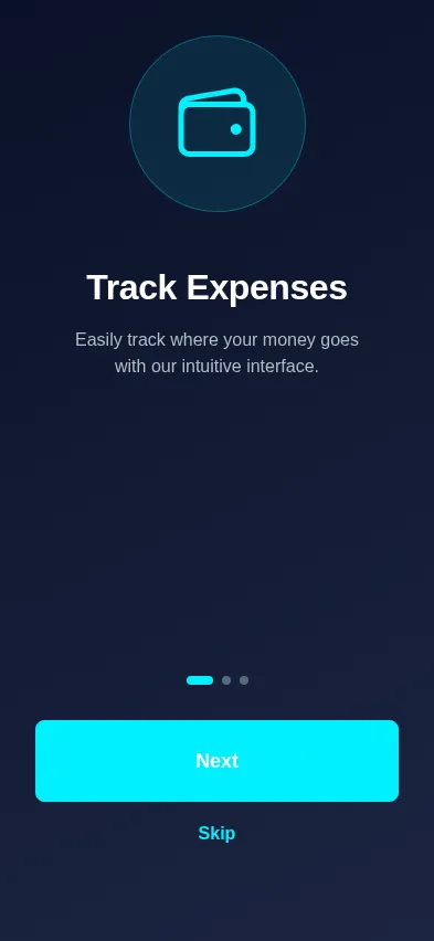 PrimeSpend – The Futuristic Fintech Budget & Expense Tracker for iPhone