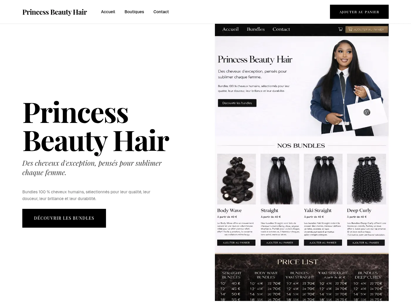 Princess Beauty Hair Shop