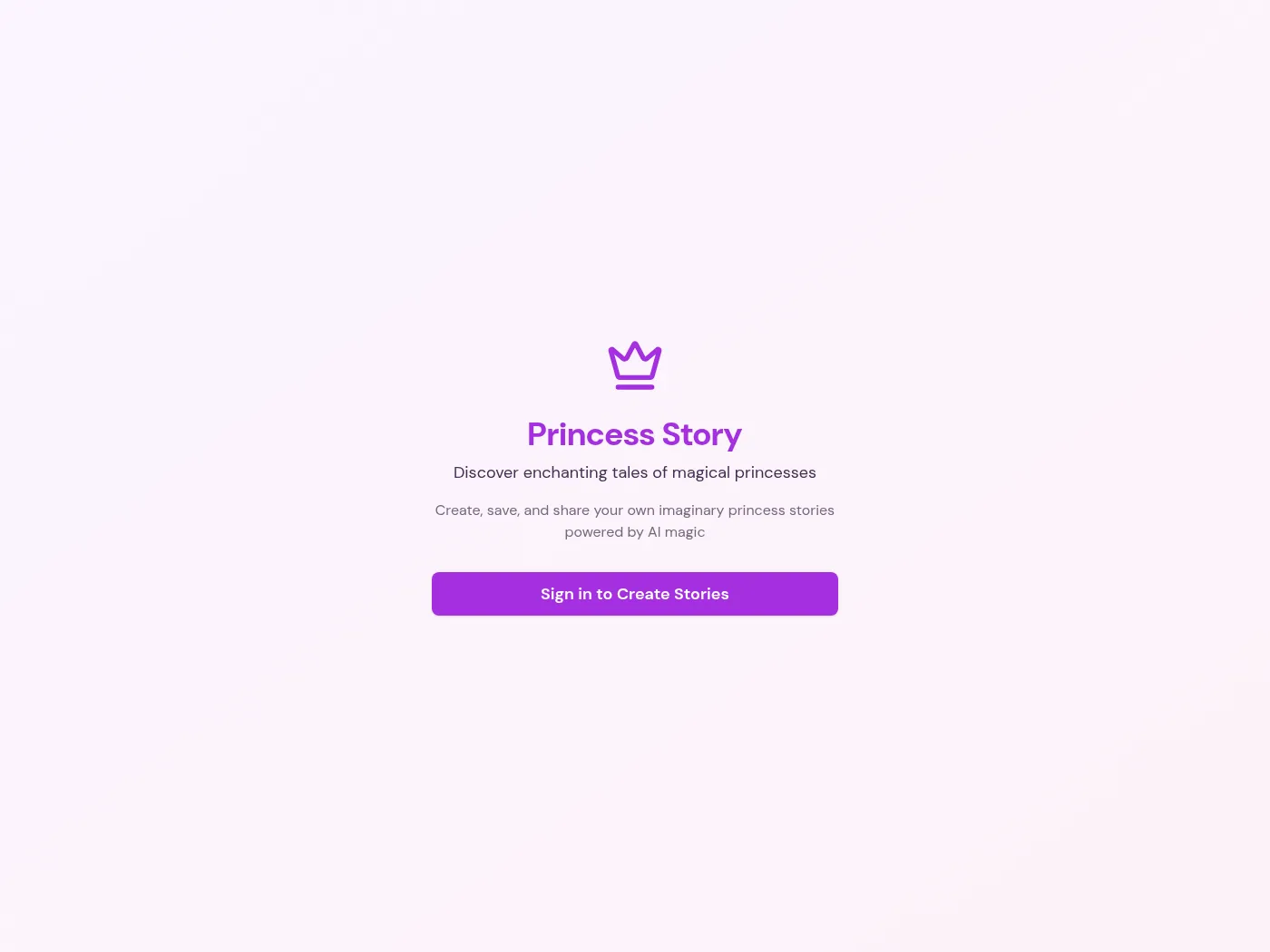 Princess Story Generator