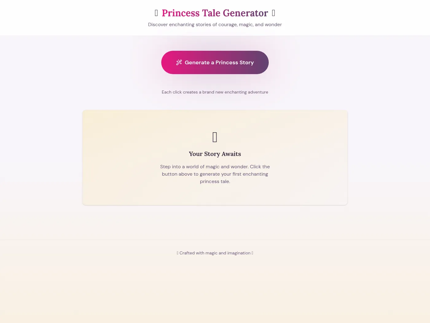 Princess Tale Generator