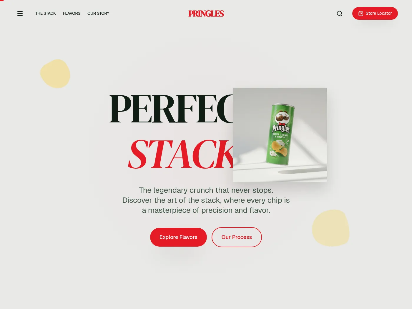 Pringles Showcase Site