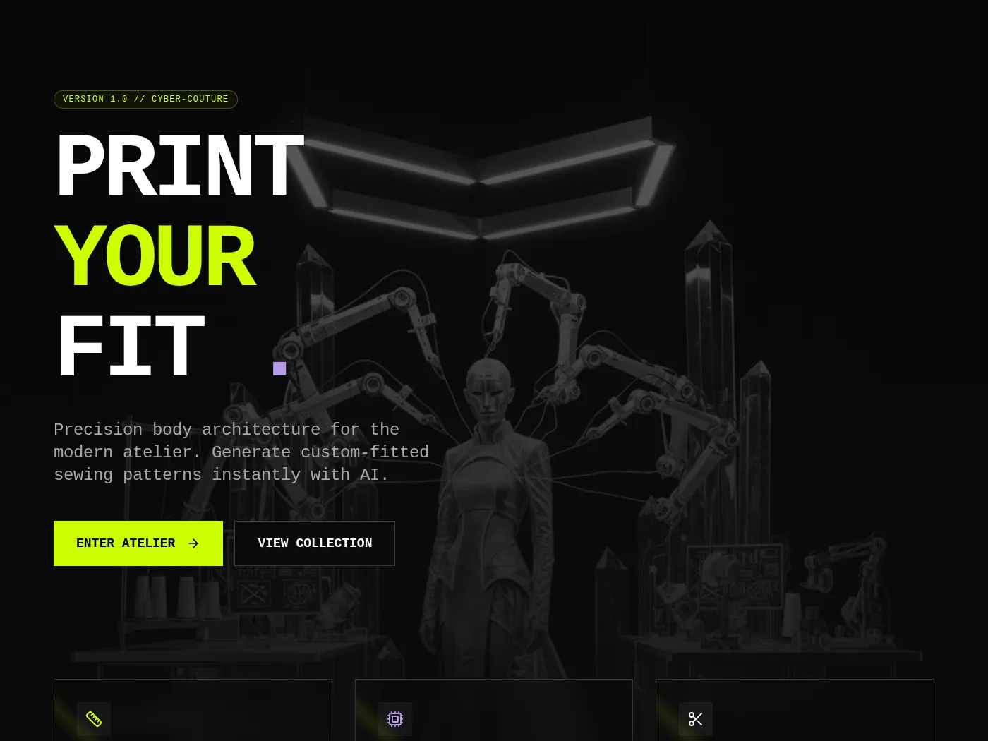 Print Your Fit Web App
