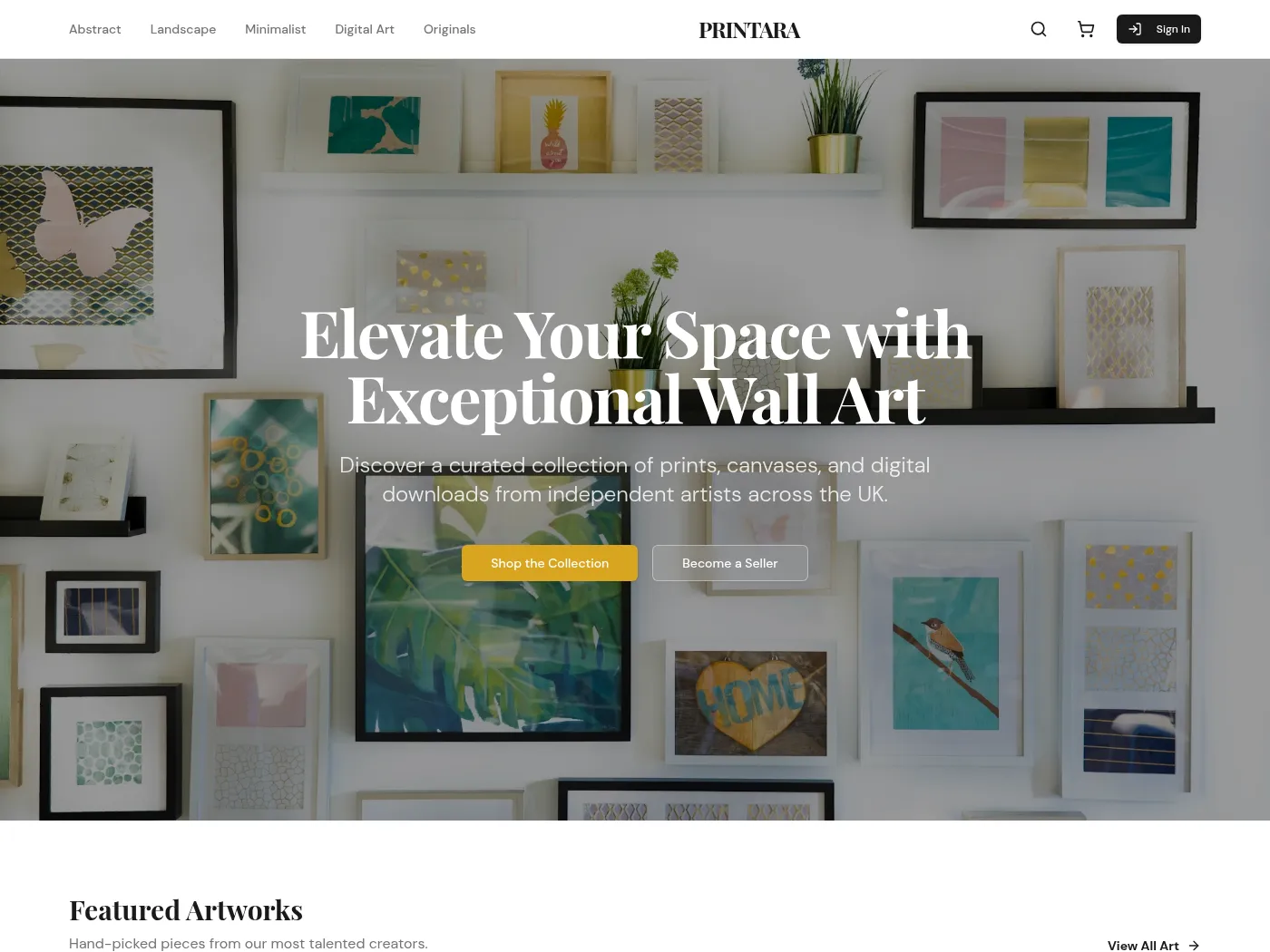 Printara Wall Art Marketplace