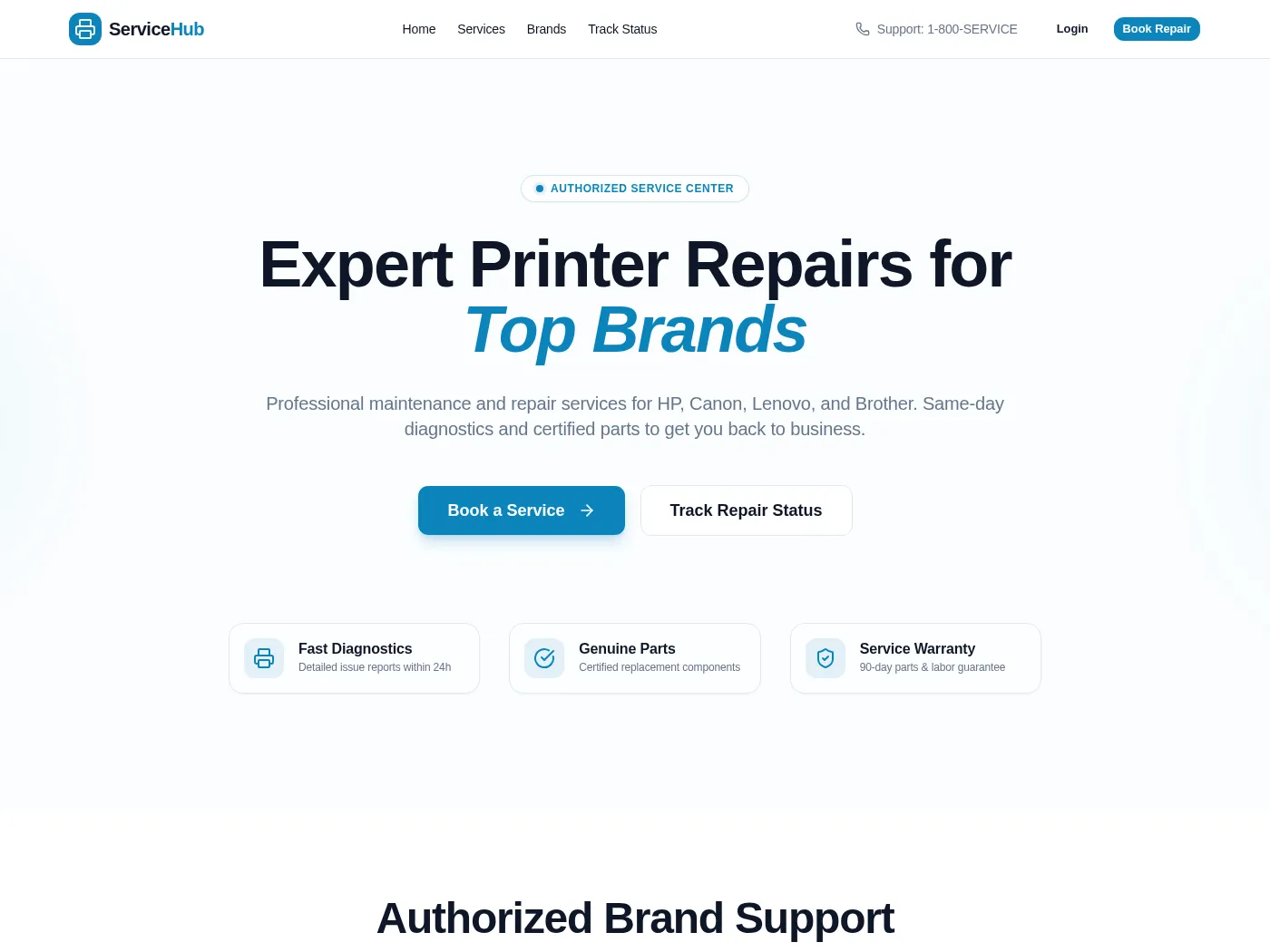 Printer Service Hub