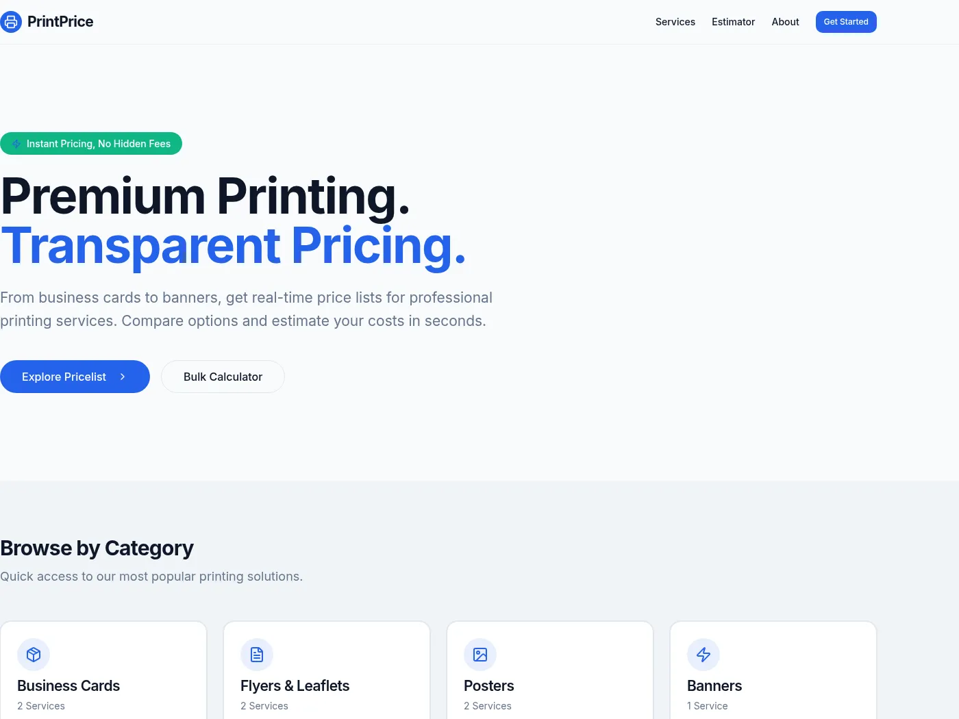 PrintPrice Portal