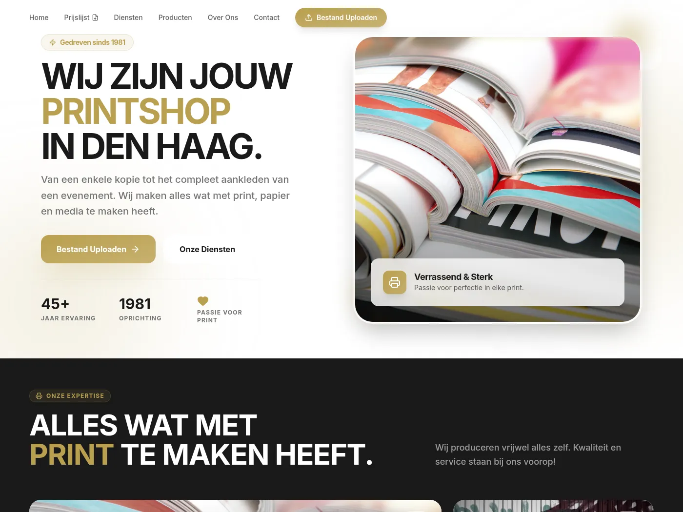 Printrs Website Revamp