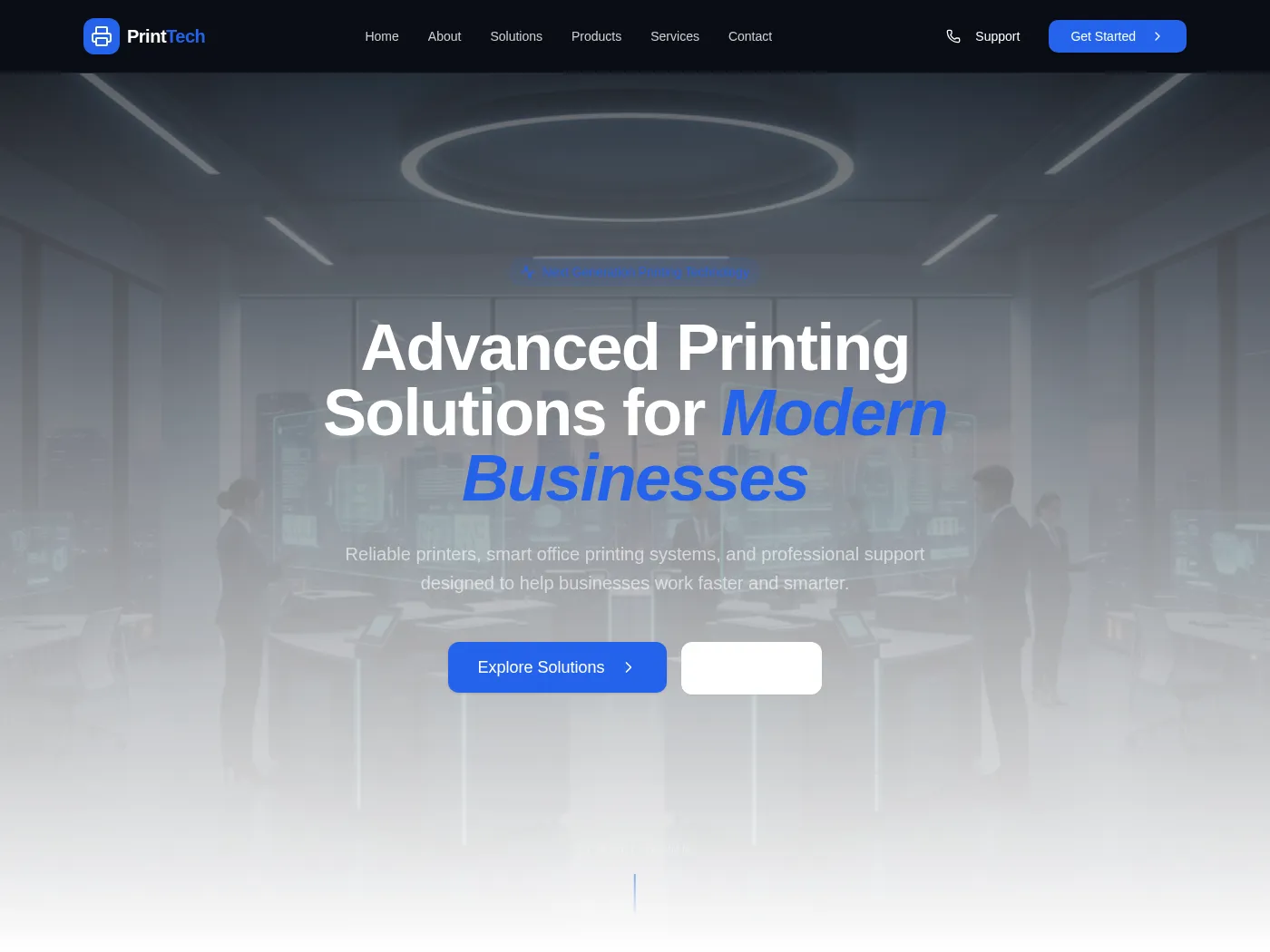 PrintTech Corporate Site