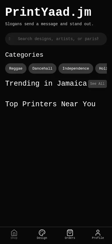 PrintYaad.jm Marketplace