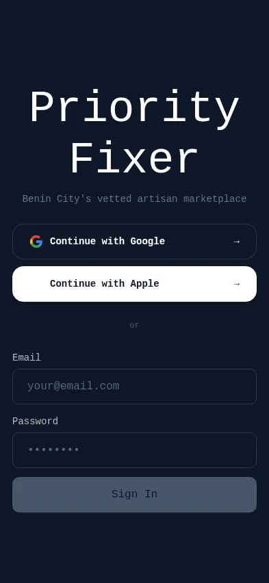 Priority Fixer App