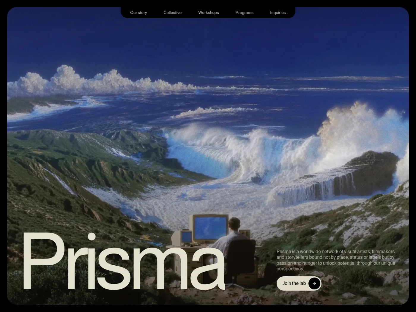 Prisma Studio Landing
