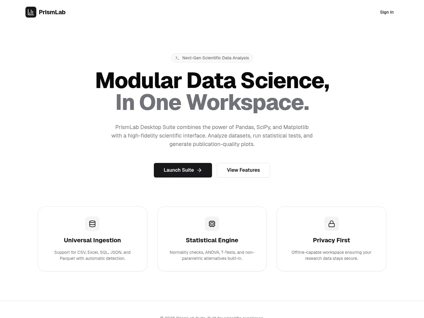 PrismLab Desktop Suite