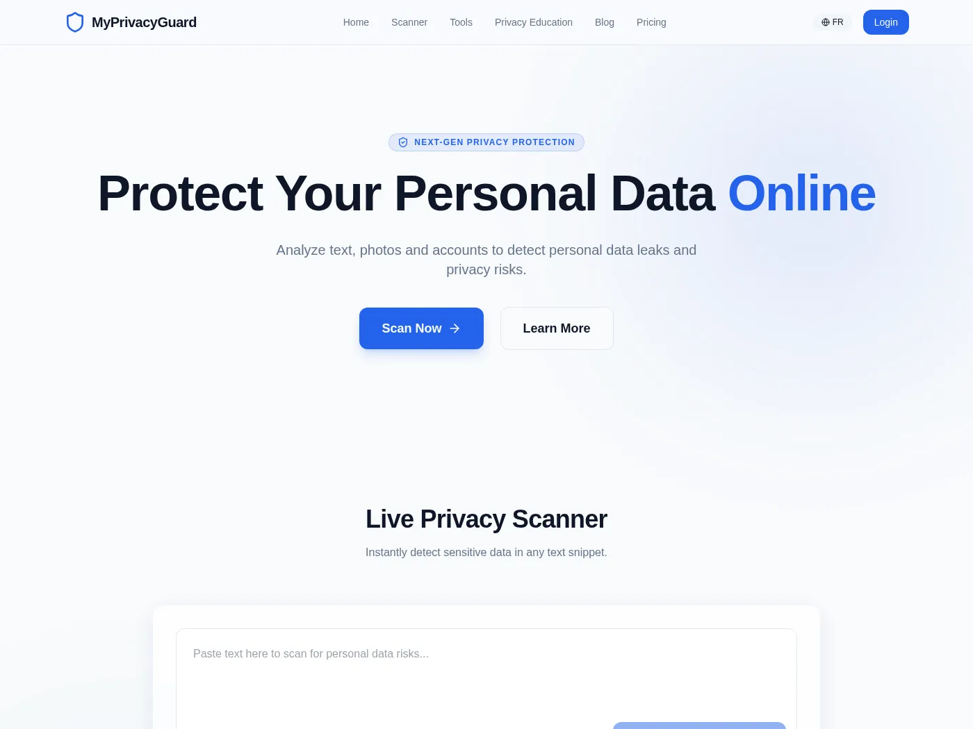 MyPrivacyGuard Platform