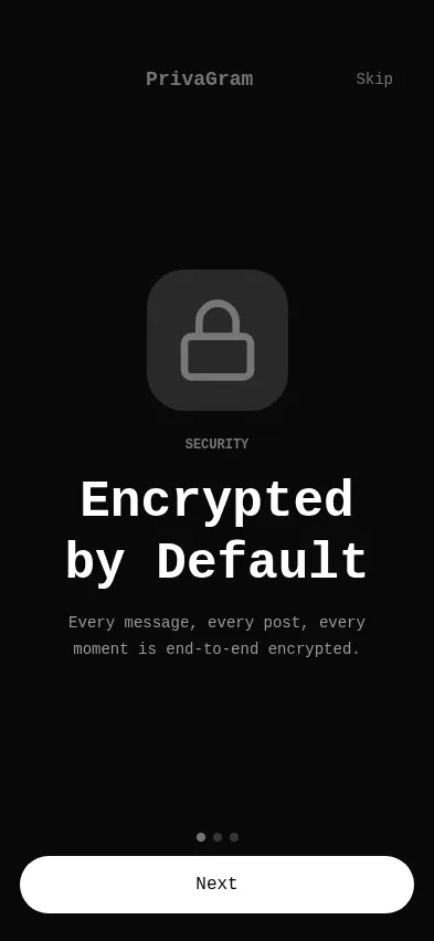 PrivaGram Secure Social