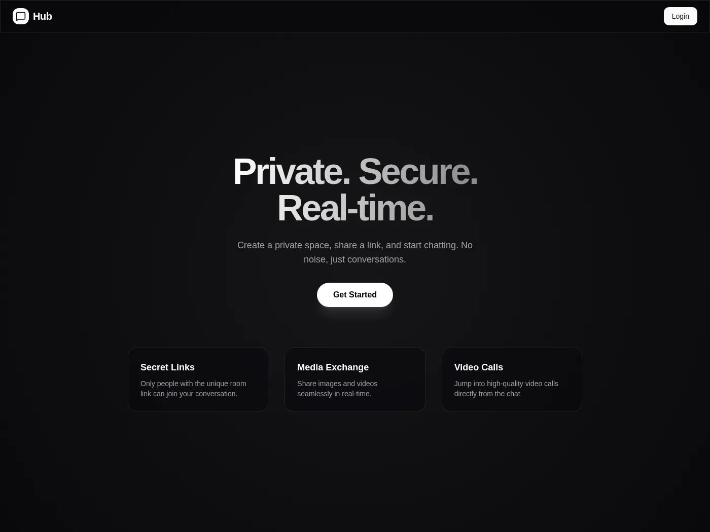 Secret Chat Hub
